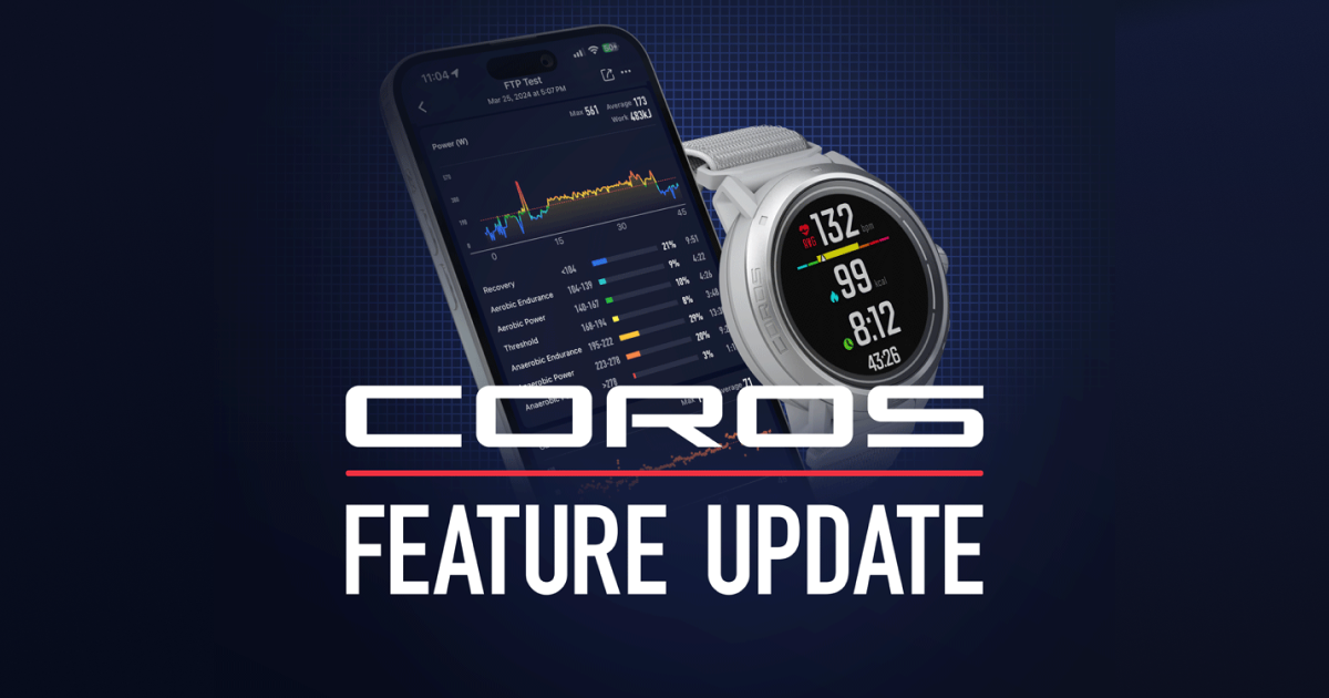 COROS new software makes your watch even easier to use